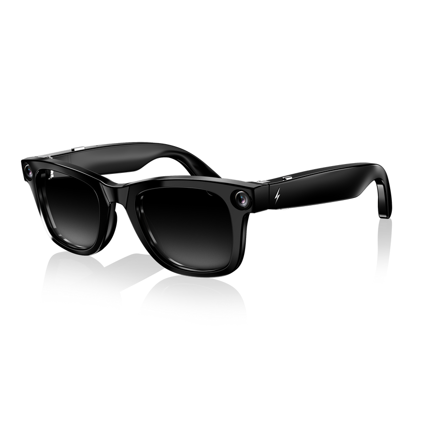 FireLens F1 AI Glasses Obsidian Shine – Photochromatic Black