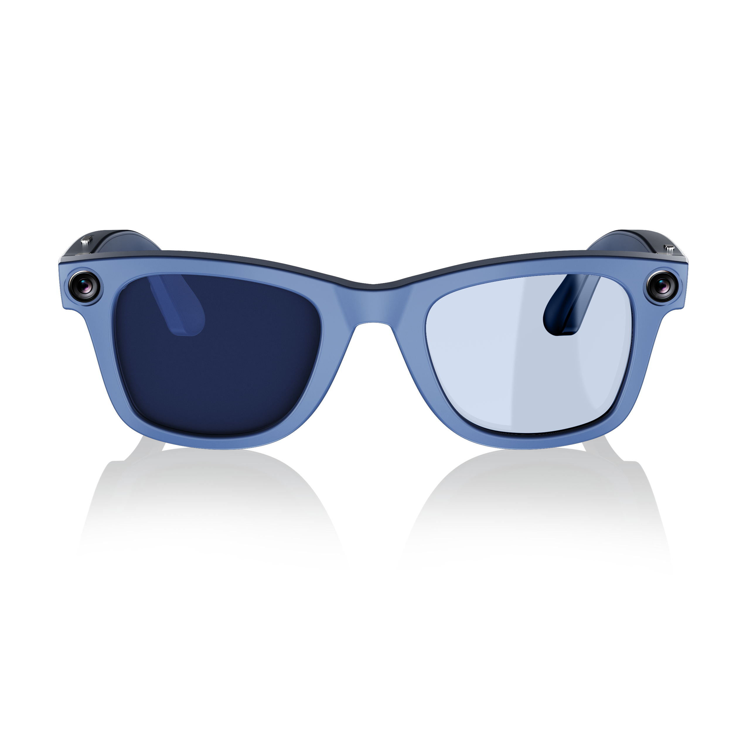 FireLens F1 AI Glasses Ocean Drip – Photochromic Clear to Blue Halo